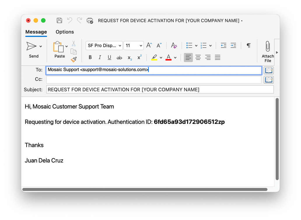 Download and Activate Mosaic POS