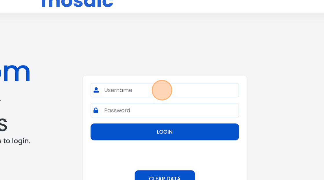 Logging-in to your POS (POS v1.5)