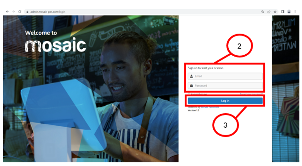 Logging in to Admin Account (Back Office)
